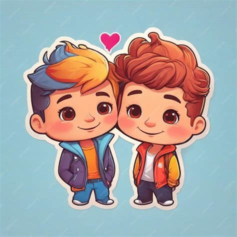 Premium Vector Gay Cartoon Vector Background