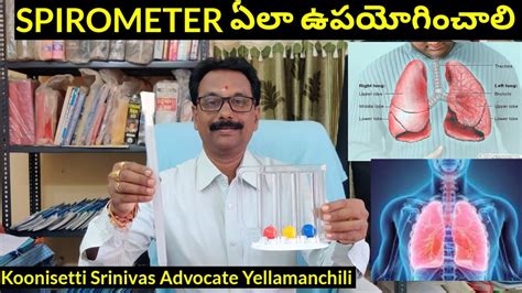 Spirometer ఏలా ఉపయోగించాలి How To Use Spirometer Youtube