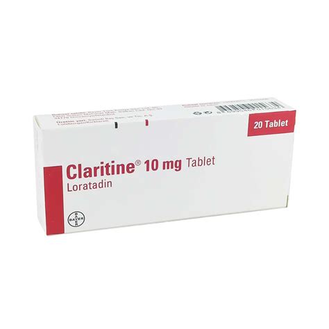 Claritin კლარიტინი 10მგ 20 ტაბლეტი