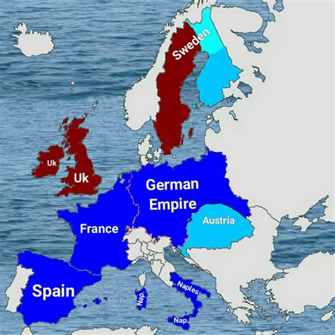 Alternate Napoleonic Wars French Victory Map Animation Youtube