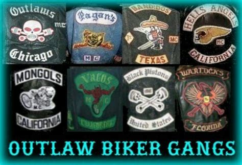 Outlaw Mc Patches Biker Gang Motorcycle Clubs Motorcycle Gang