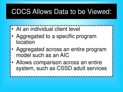 Ppt Cdcs Overview Powerpoint Presentation Free Download Id3007121