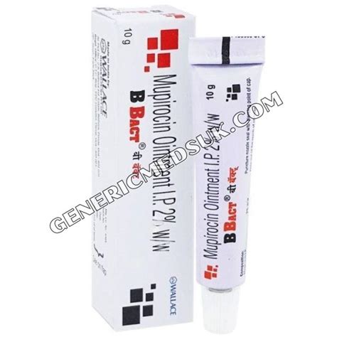 B Bact Ointment 10gm Mupirocin Generic Meds Uk