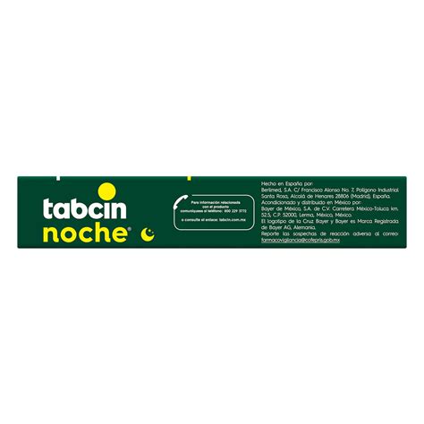 Tabcin Noche Caja Con 12 Cápsulas Chedraui