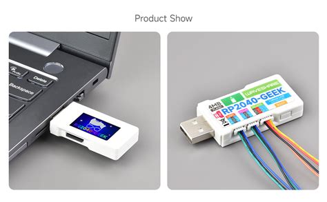 Waveshare Rp2040 Geek Development Board Based On Rp2040 Microcontroller With 1