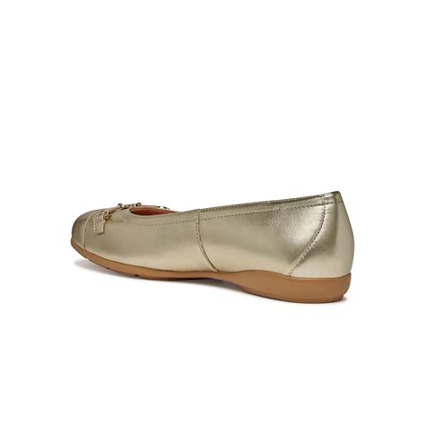 Geox Annytah Ballerinas Dames Maat 37 39 Light Gold