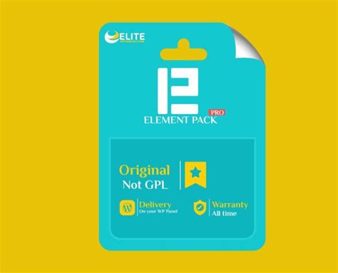 Element Pack Pro Elite Software
