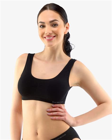 Womens Padded Eco Bamboo Bra Meta Bamboo