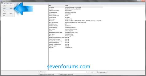 System Information File Create In Windows Tutorials