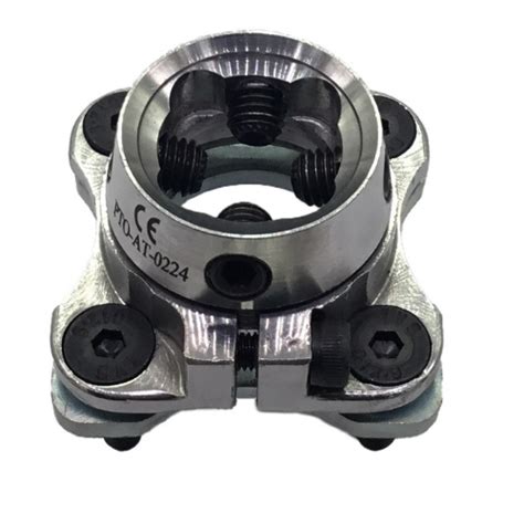 Flat Plate Type Threaded Socket Adapter And Rotatable Pyramidal Receiver With Base Plate Pto 04