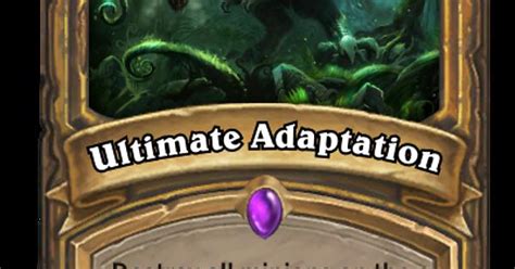 Ultimate Adaptation Hs Custom Card Imgur