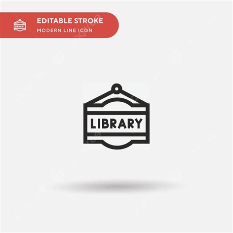 Basic Vector Icon Of A Library Template Design For Symbolic Illustration Vector Abstract Set