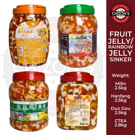 Milin Fruit Jelly Ctea Fruit Jelly Hanfang Crystal Jelly Rainbow Jelly