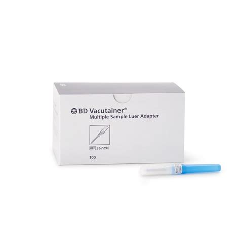 Bd Vacutainer Multiple Sample Luer Adapter Pack Of 100