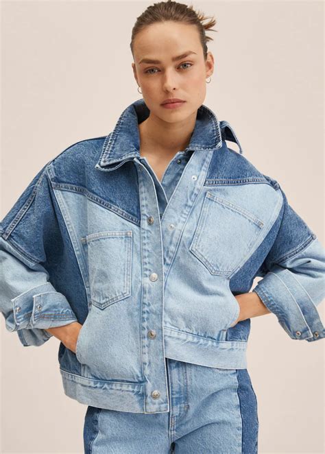 Oversize Denim Jacket Woman Mango China Cazadora Vaquera Oversize