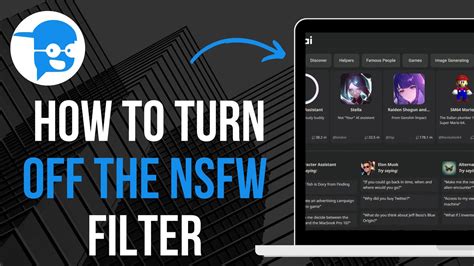 How To Turn Off The Nsfw Filter On Character Al Youtube