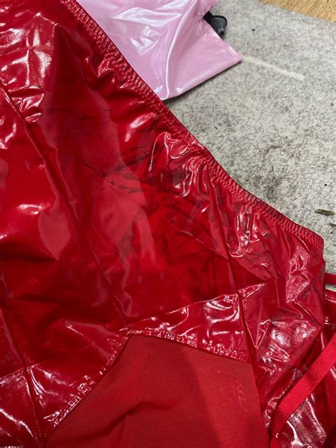 Cleaning Pvc Clothing The Stains Are Colour Bleeds From The Items