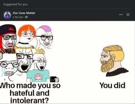 Facebook Constantly Recommending Ragebait As Usual R Therightcantmeme