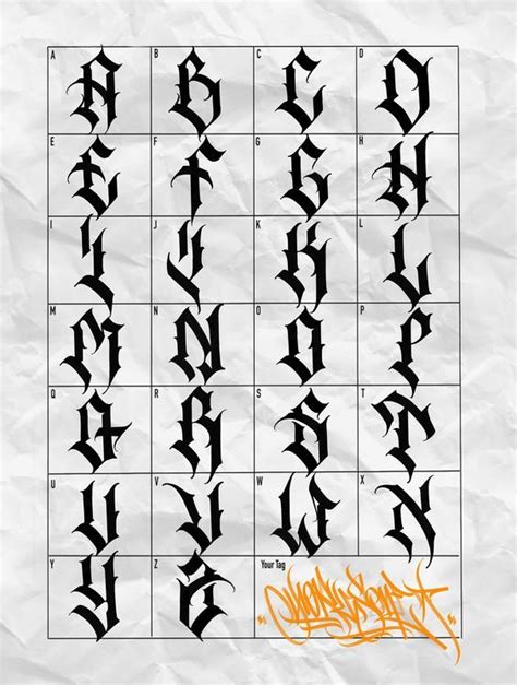 Procreate Tattoo Fonts Handmade Letters Vol1 Etsy Dark Tattoo