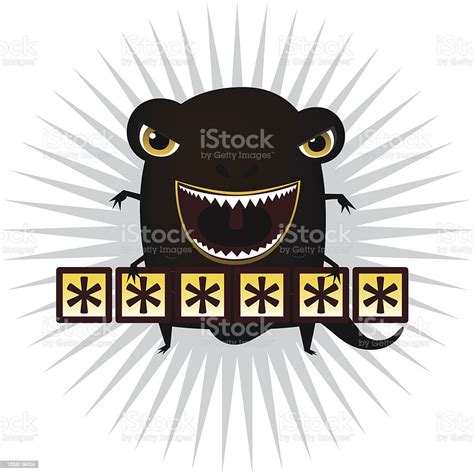 Password Hack Stock Illustration Download Image Now Burglar Coding