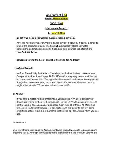 Information Security Assignment04 Download Free Pdf Mobile App