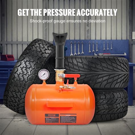 Vevor Tire Bead Seater 5 Gal 19l Air Tire Bead Blaster With Pressure