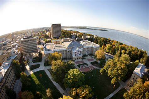 Download University Of Wisconsin Madison Top View Wallpaper