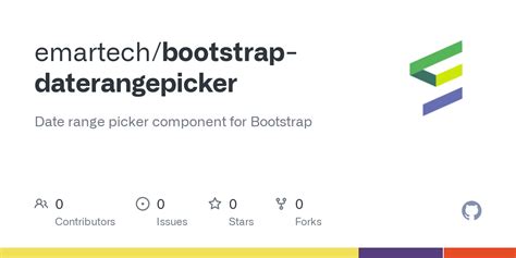 github emartech bootstrap daterangepicker date range picker component for bootstrap