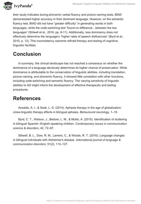 Alzheimers Disease In Bilinguals 411 Words Essay Example