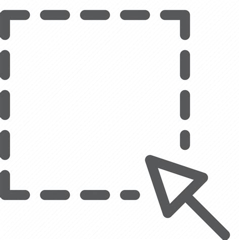 area arrow cursor select navigation pointer selection icon