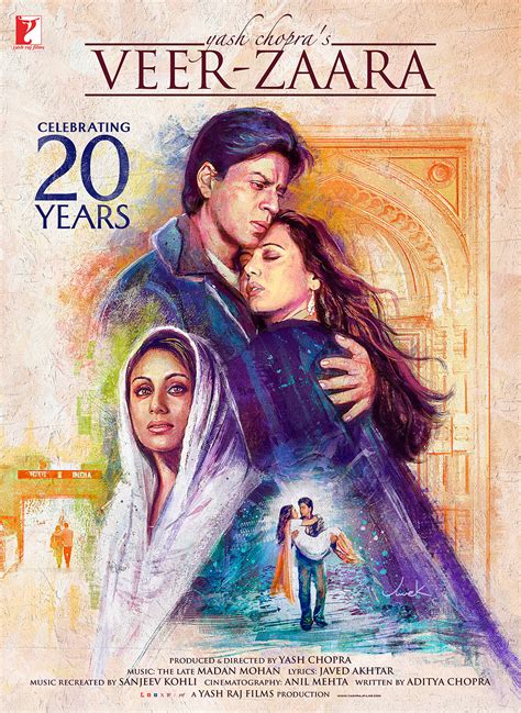 Veer Zaara Movie Poster Art Behance