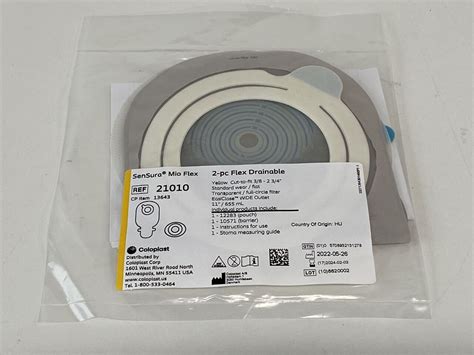 New Coloplast Sensura Mio Flex 21010 Exp2024 02 K45 Sensura Mio Flex