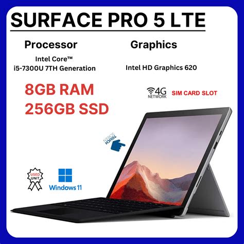 Microsoft Surface Pro 5 12 3 Touchscreen Laptop Intel Core I5 7th
