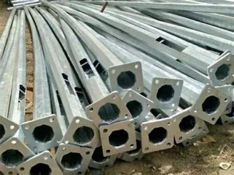 Hot Dip Galvanized Octagonal Poles Manufacturer In Ahmedabad