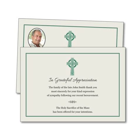 Acknowledgement Card A7 Ac777 · Simply Memorial Cards