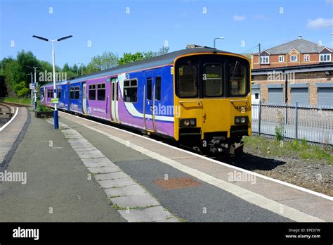 Class 150 Dmu Arriving At Wigan Wallgate Station With The Bolton Train