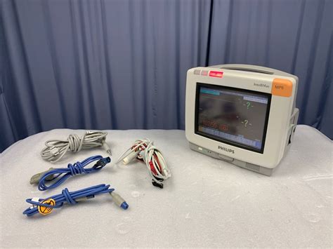 Philips Intellivue Mp5 Ecg Nbp Temp Patient Monitor W Printer And Battery M8105a Auschoice