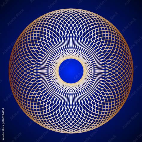 Golden Torus Yantra Vortex Sacred Geometry Symbol