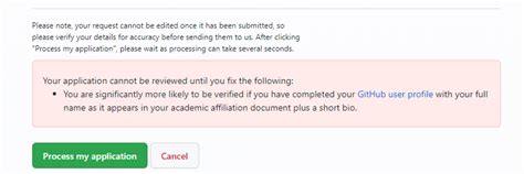 My Application Gets Instantly Rejected · Community · Discussion 49592 · Github
