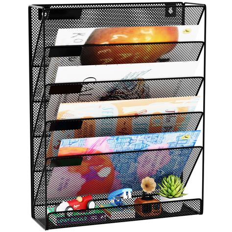 Gdindinfan Wall File Organizer Holder Mesh Hanging Paper