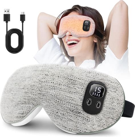 Easicuti Heated Eye Mask Cordless Warm Eye Compress For Dry Eyes
