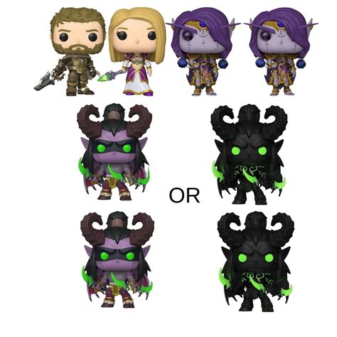 Pack Of 6 Assorted World Of Warcraft Funko Pop Vinyl Figure Wave 3