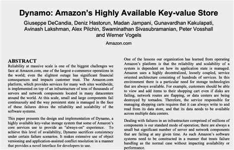Building And Operating A Pretty Big Storage System Called S3 All Things Distributed