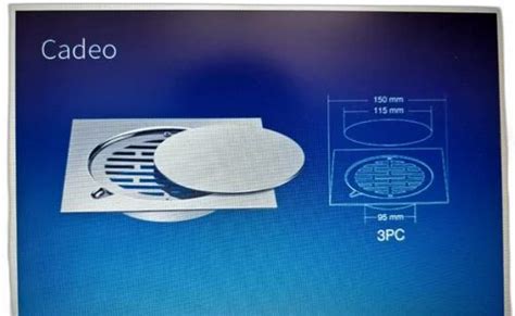 Nirali Cadeo Satn Ss Floor Drain Grating Jali Cover 10337 Size 5 90x5 90 Inch At ₹ 1280