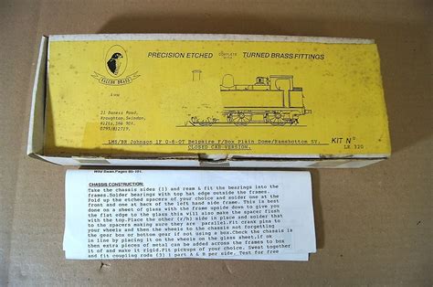 Falcon Brass Kit Built Brass Mr Lms Br 0 6 0 Johnson Class 1f Loco Mib