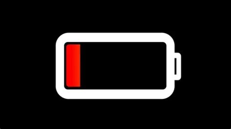 Low Battery Warning Symbol Stock Video Pond5