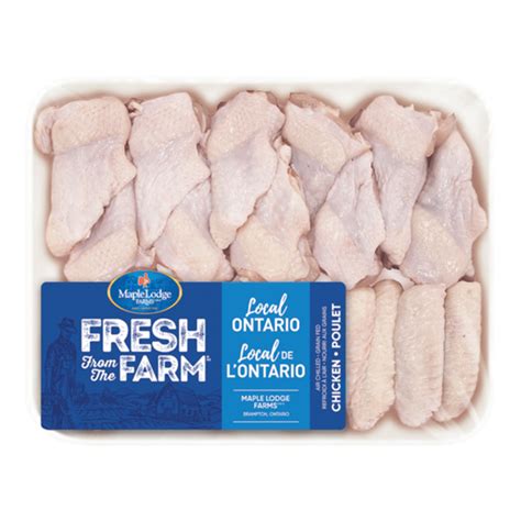 Fresh From The Farm Chicken Wings Splits 1 Each Delivery Or Pickup