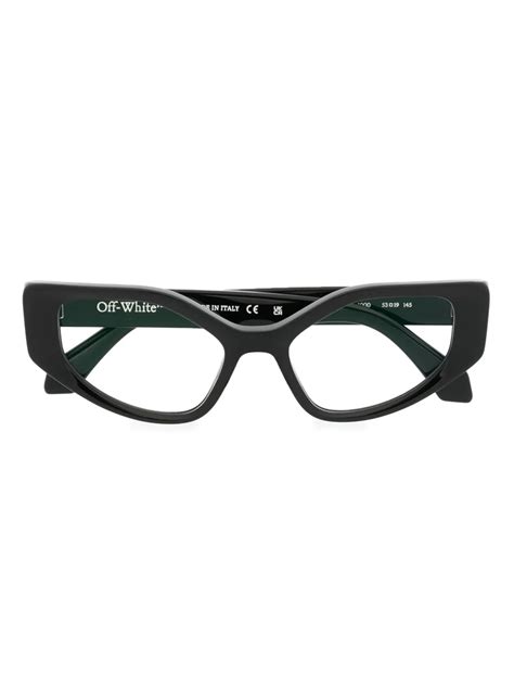Off White Eyewear Style 24 Optical Glasses Black Farfetch Uk