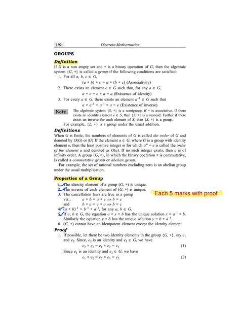 Discrete Mathematics Discrete Mathematics GROUPS Definition If G Is A Non Empty Set And Is