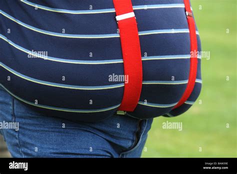 Obese Man Belly Hang